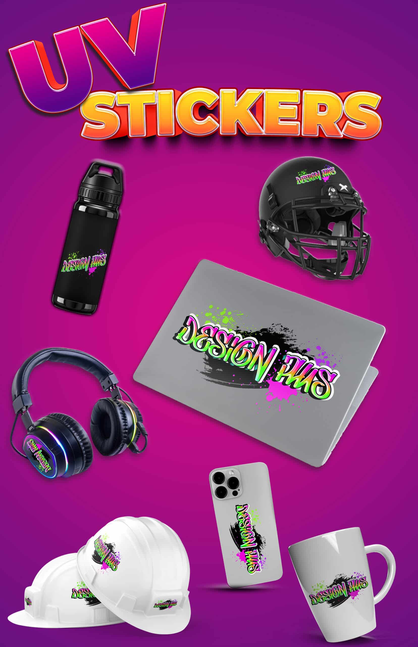 Short Run Crack And Peel Stickers DPlus